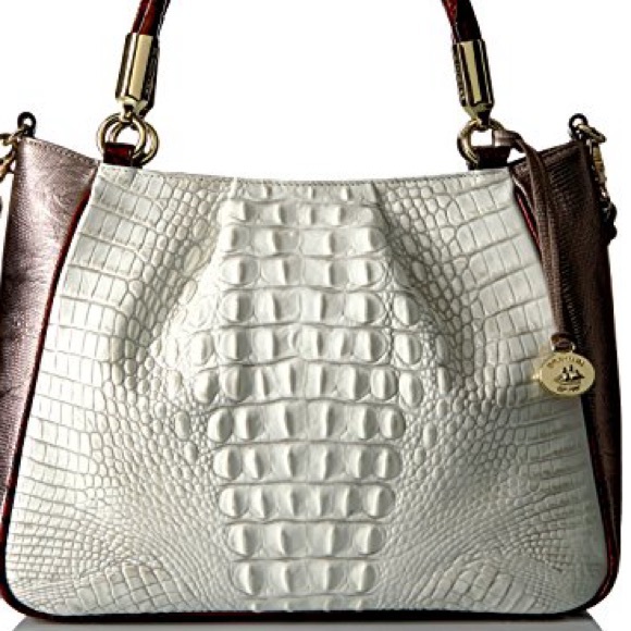 Brahmin | Bags | Brahmin Ruby Satchel Halo Amado Tri Texture Leather ...